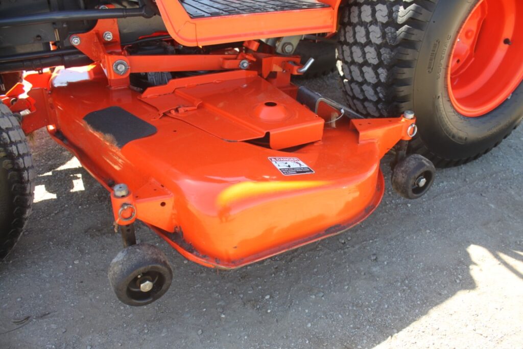 Kubota B2620 4wd compact tractor, mid mount 54″ mower, turf tires ...
